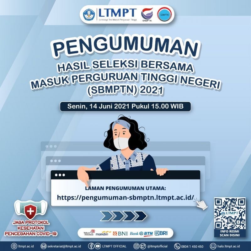 Hasil SBMPTN Diumumkan Senin, Tidak Lolos Jangan Kecil Hati, Karena ... Hasil SBMPTN Diumumkan Senin, Tidak Lolos Jangan Kecil Hati, Karena ...